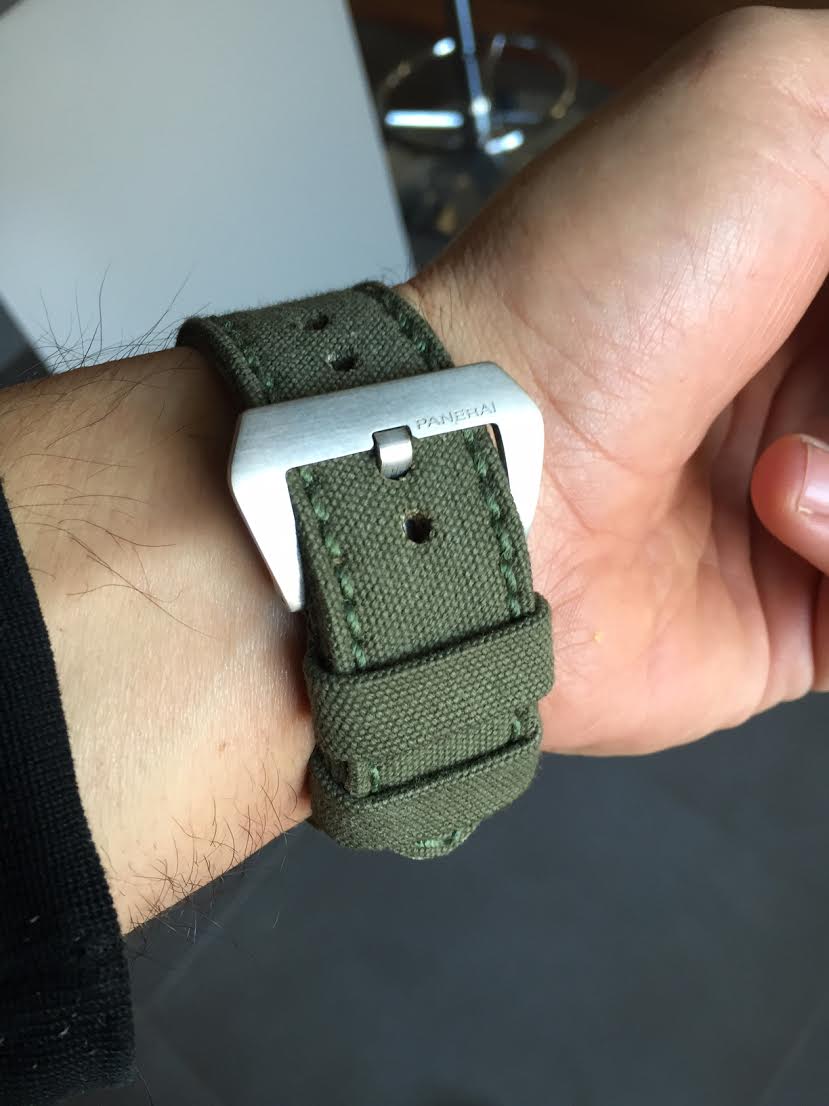 Rolled American Canvas handcrafted canvas watch strap – Vintager Straps